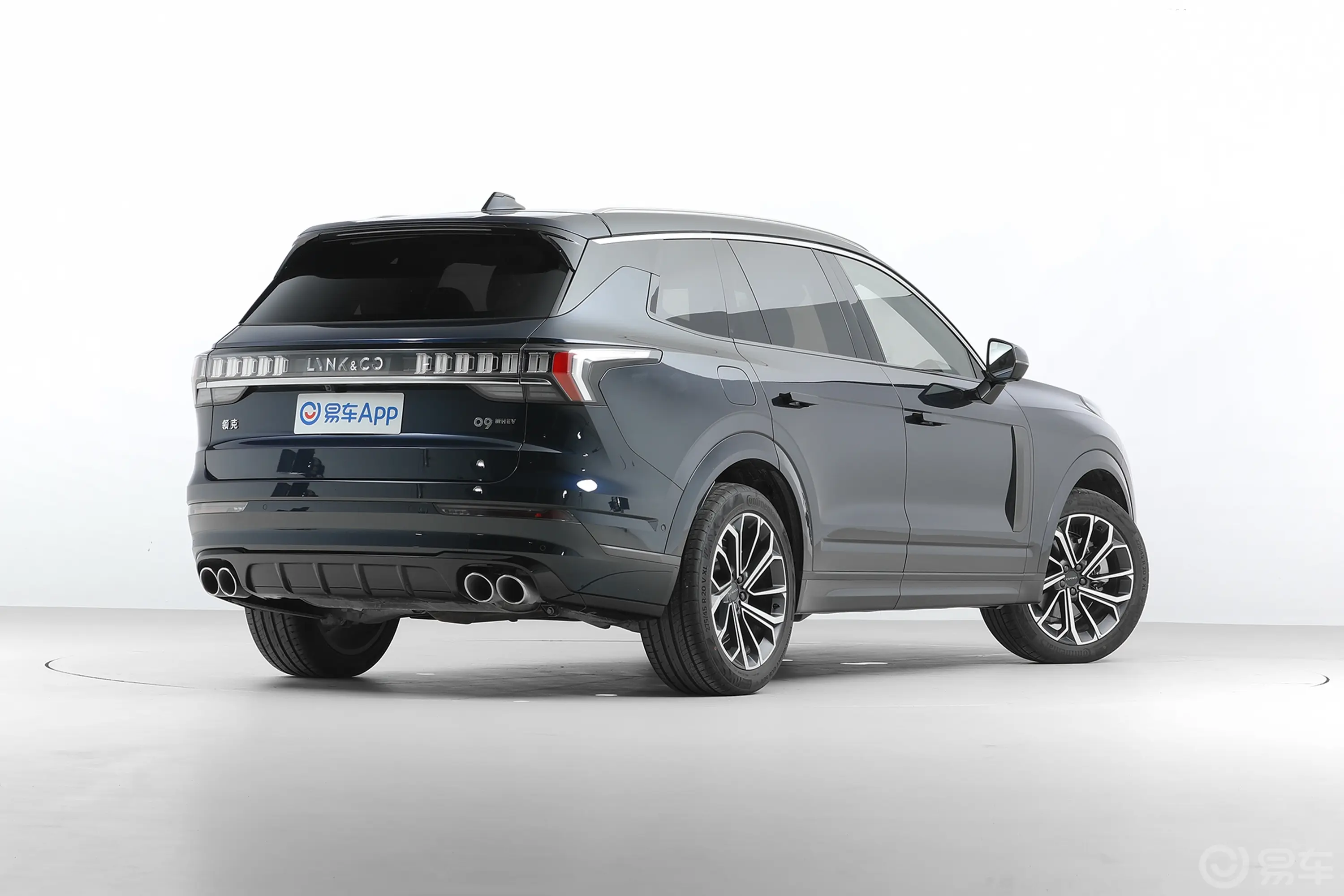 【领克09MHEV 2.0TD T5 自动四驱全球版 7座侧后45度车头向右水平图片-汽车图片大全】-易车